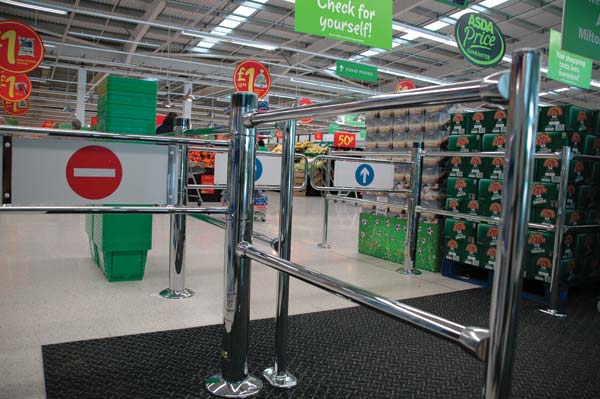Asda takes delivery of Tensator’s latest range of Access Gates ...