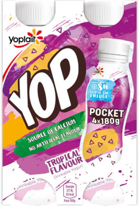 Yop 180g 4pack Tropical | Grocery Trader